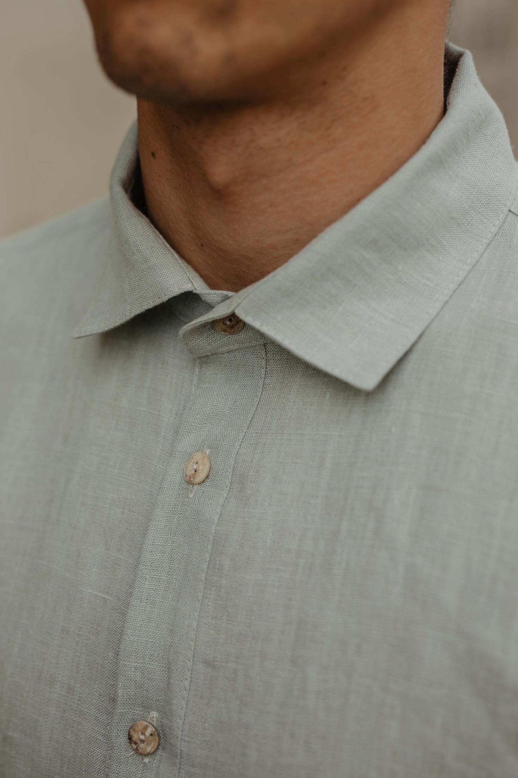 Classic linen shirt HECTOR | AmourLinen | Linen Clothing